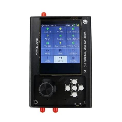 New Portapack H2 And Hackrf One Sdr Software Defined Radio 1mhz 6ghz