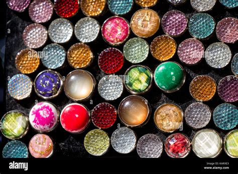 Set Of A Colorful Bright Sewing Buttons Stock Photo Alamy