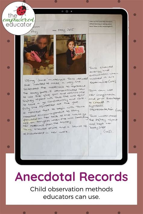 Jotting Observation Template Amazing Templates