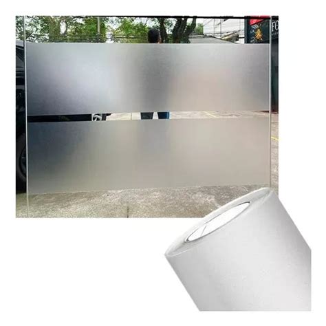 Película Jateada P Vidro Box Vitrine Janela 075 X 200mts Jateado