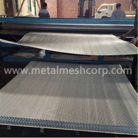 Flattened Expanded Metal Mesh Standard Raised Expanded Metal Expanded