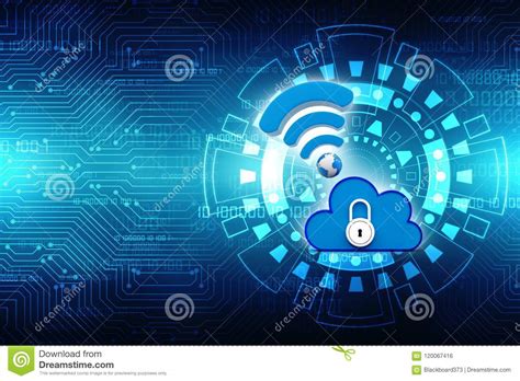 3d Rendering Cloud Computing Concept Stock Illustration Illustration