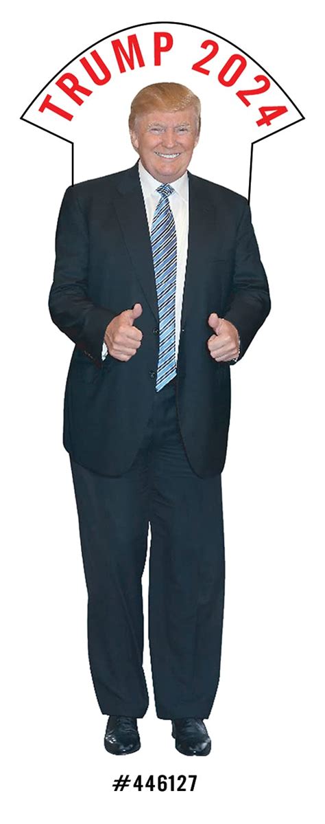 Buy Aahs Engraving Donald Trump Cardboard Cutout 6 Feet Life Size