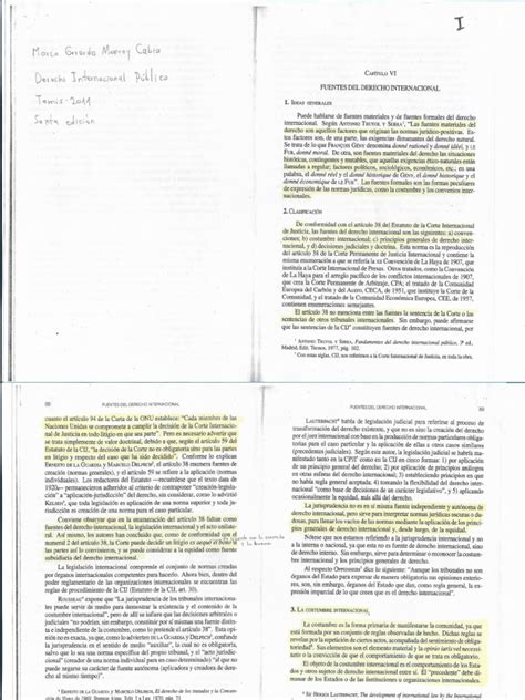 4fuentes Del Derecho Internacional Pdf