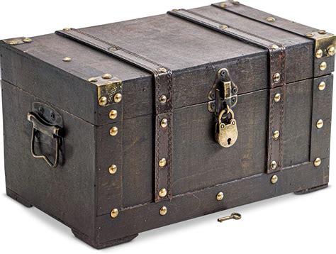 Daro Design Schatztruhe Schatzkiste Holztruhe Piratenkiste