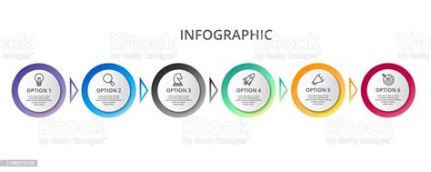 向量資訊圖示簽設計 帶有帶有選項或步驟的圖示業務概念的資訊圖可用於演示橫幅工作流佈局流程圖流程圖及其工作方式向量圖形及更多8號圖片 Istock