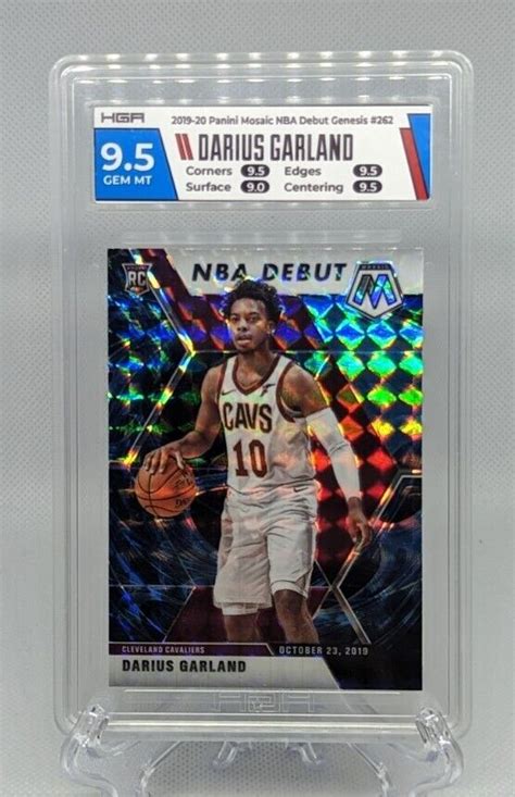 2019 20 Panini Mosaic NBA Debut Genesis Prizm 262 Darius Garland RC