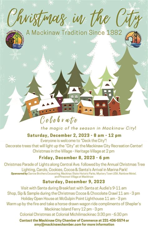 Christmas In The City Mackinaw City Chamber Of Commerce