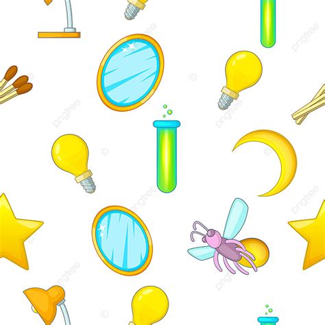 發光圖案卡通風格 光輝 模式 無縫的向量圖案素材免費下載，png，eps和ai素材下載 Pngtree