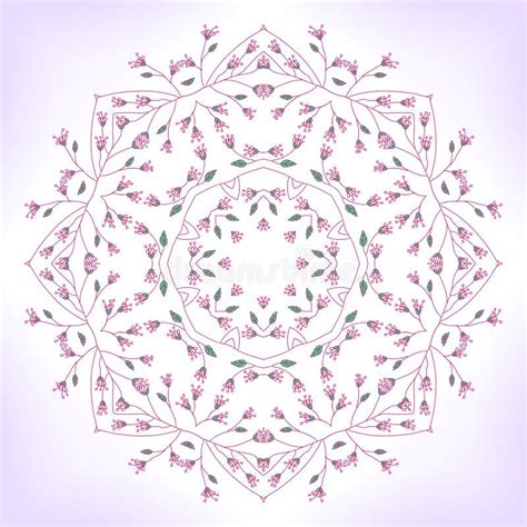 花卉坛场 向量例证 插画 包括有 钞票 抽象 无刺指甲花 符号 来回 形状 主题 艺术 背包 43231372