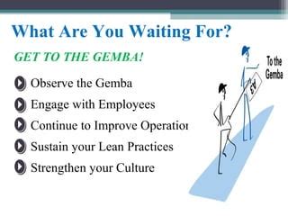 Gemba Walk Discussion PPT