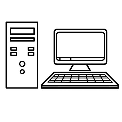 Teclado De Computadora Para Colorear Imagui
