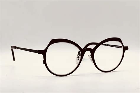 Theo Pendeloque Optical Black Frame Oversize Design Optical