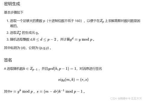 Dsa数字签名的介绍以及针对dsa签名算法的攻击思路 Csdn博客