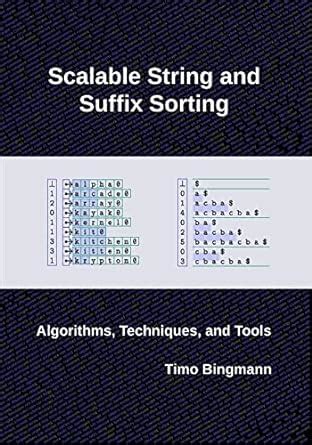 Scalable String And Suffix Sorting Algorithms Techniques And Tools