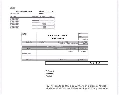 Formato De Arqueo De Caja Excel Xls