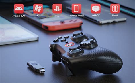 Easysmx Wireless Game Joystick Controller 2 4g Wireless Gamepad Joystick Pc Dual Vibration 8