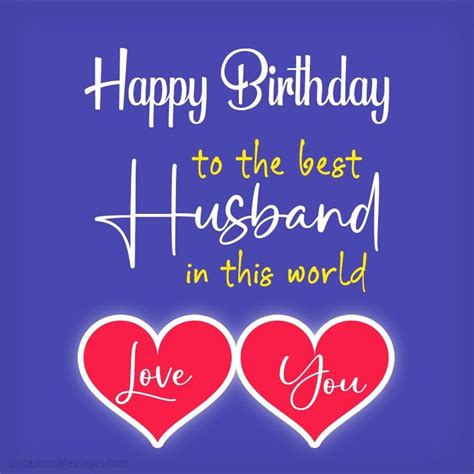Happy Birthday Husband Love