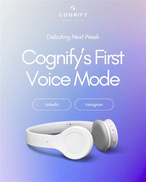 Cognify Learning Company Will Be Making Two Big Announcements Next Week