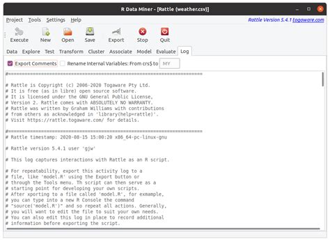 2015 Rattle Log Data Science Desktop Survival Guide