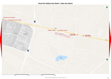 E16 Bus Route In Dubai Time Schedule Stops And Maps Your Dubai Guide