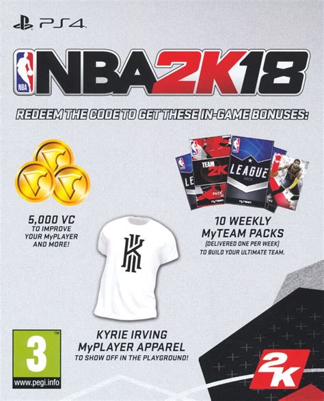 Nba 2k18 2017 Box Cover Art Mobygames