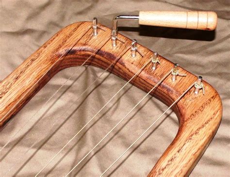 Sutton Hoo Lyre 6 String Spalted Red Oak Etsy