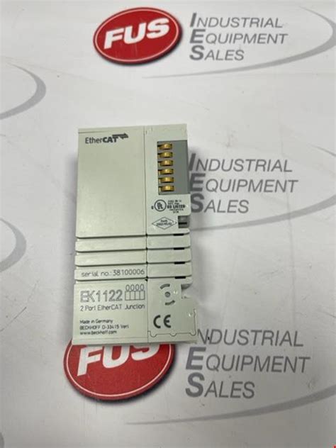 Beckhoff Ek1122 Ethernet Junction Module Fus Industrial