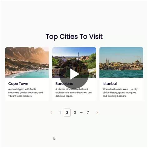 Build This Pagination Using Html Css And Pure Javascript 🚀 Code In The