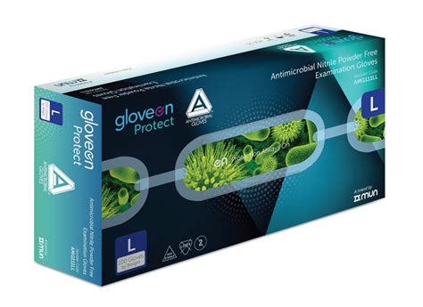Protect Antimicrobial Nitrile Exam Gloves 22 Mil Mun Global Malaysia