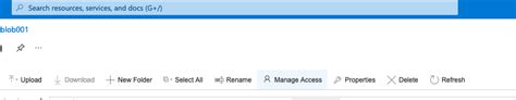 Provide Access To A Folder In Azure Blob Container Stack Overflow