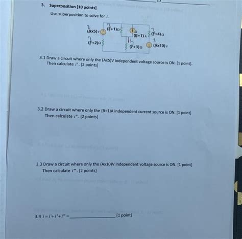 Solved 3 Superposition 10 Points Use Superposition To
