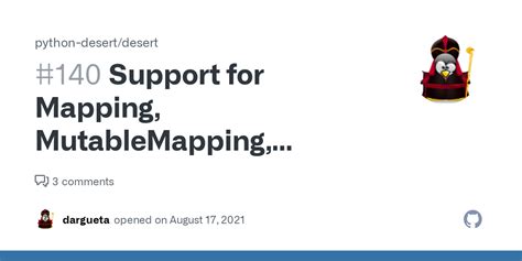 Support For Mapping MutableMapping Sequence Etc Issue