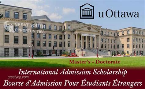 University Of Ottawa Admission Requirements International Students
