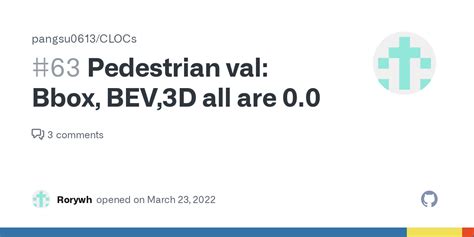 Pedestrian Val Bbox Bev3d All Are 00 · Issue 63 · Pangsu0613clocs