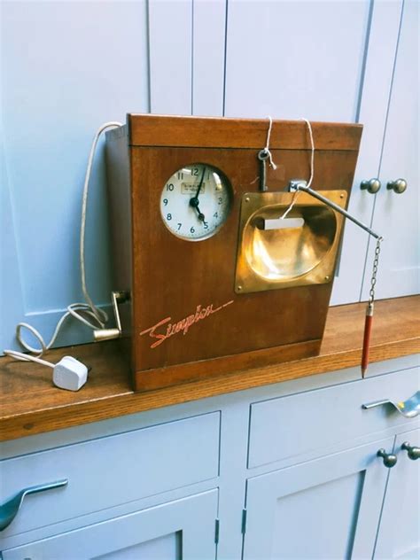 Unusual 1960s Simplex Electric Time Recorder Clock Eur 225 34 Picclick It
