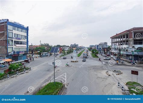 Bhairahawa Nepal July 13 2020 Intersection At Siddhartha Highway In