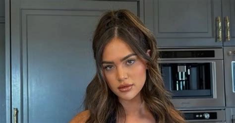 Love Island S Anna May Robey Sends Her Fans Wild After She Goes Braless Under Corset Daily Star