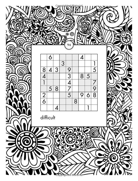 Sudoku Coloring Pages Coloring Nation