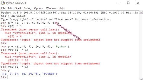 Python Tuple
