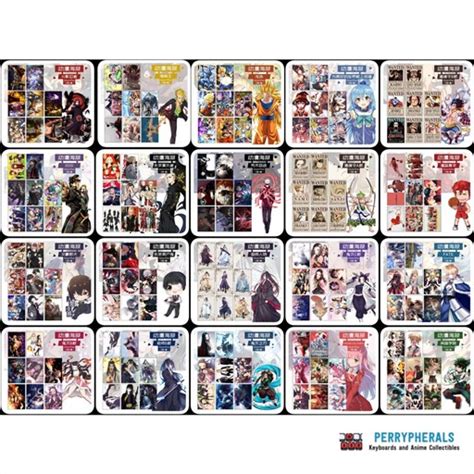 Pcs Set Anime Poster DBZ Demon Slayer Naruto Jujutsu Kaisen One Piece Slam Dunk