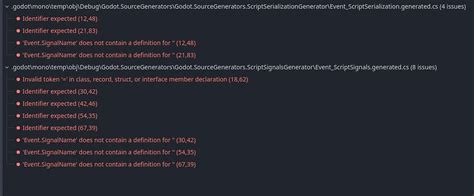 Failling To Build Project After Using Autoload Help Godot Forum