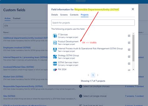 Solved Global Custom Field Of The Type Radio Button Not V