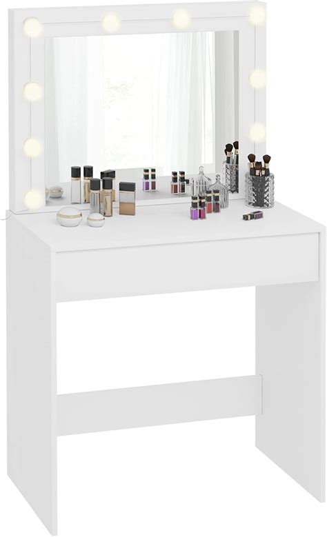 EUGAD Toeletta Trucco Con Luci E Specchio 10 Lampadine LED Tavolo Da