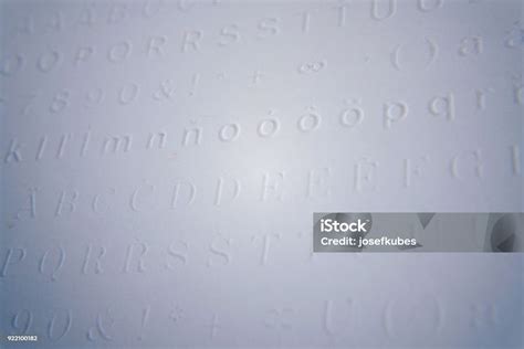 Embossed Writing For Blind People Used Before Braille Writing System