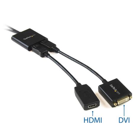 Startechcom Mini Displayport To Displayport Multi Monitor Splitter 2