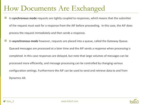 An Introduction To The Dynamics Ax Application Integration Framework Ppt