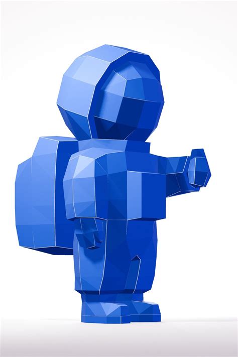 Ok Astronaut Papercraft Astronaut Template Paper Craft Diy Kit Low