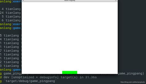 零基础学编程rust 实战篇 编写乒乓球小游戏2rust Piston Csdn博客