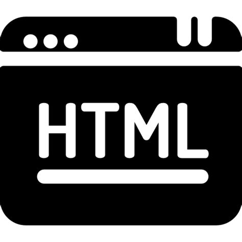 Html Basic Rounded Filled Icon